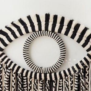 Evil Eye Wall Decor Macrame Evil Eye Wall Hanging Large Evil Eye ...