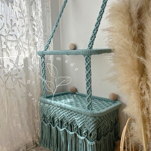 Cat Wall Shelf Cat Window Perch Macrame Cat Bed Modern Cat Furniture ...
