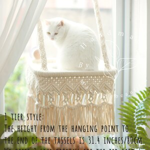 Cat Window Perch Window Cat Seat Macrame Cat Hammock Cat - Etsy