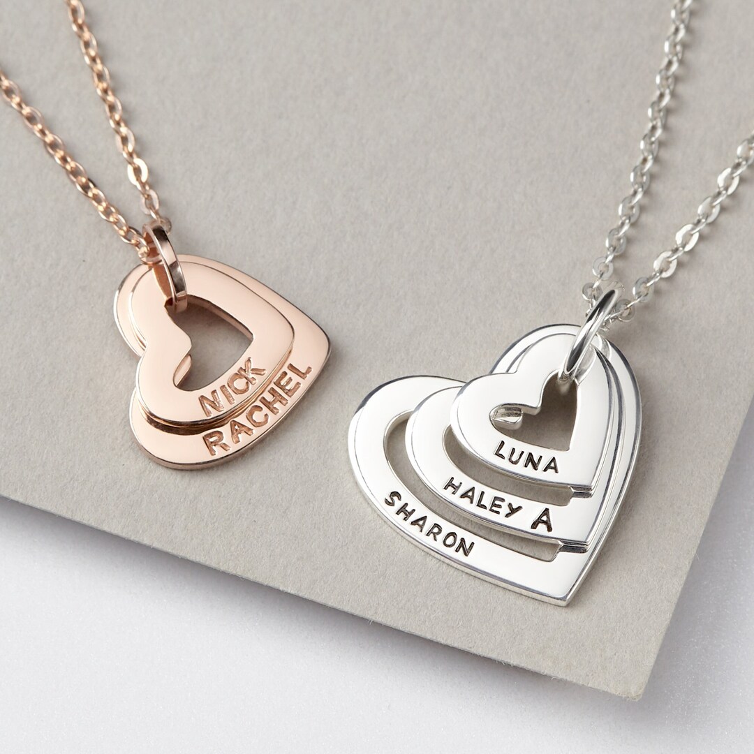 Personalized Mom Jewelry With Kids Names, Mother's Day Gift for Mom ...