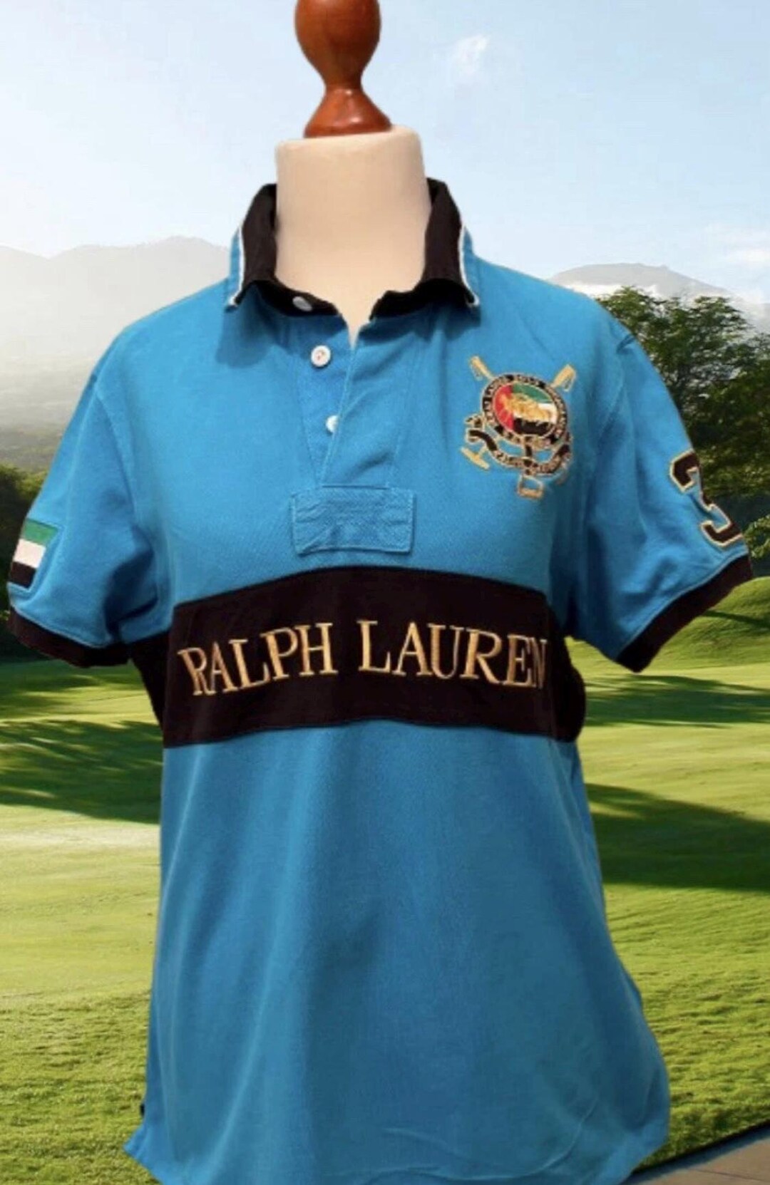 T03. Vintage Ralph Lauren Shirt Sommer Poloshirt Polo T-shirt Women Gr ...