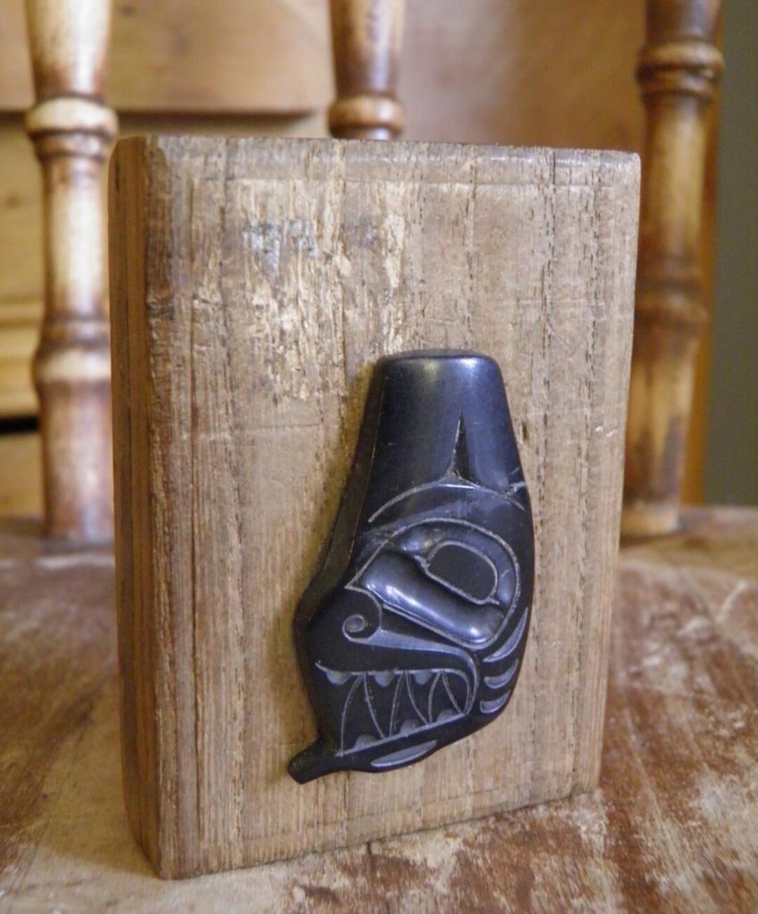 Hand Made West Coast Native Art Cedar and Argillite Box - Etsy