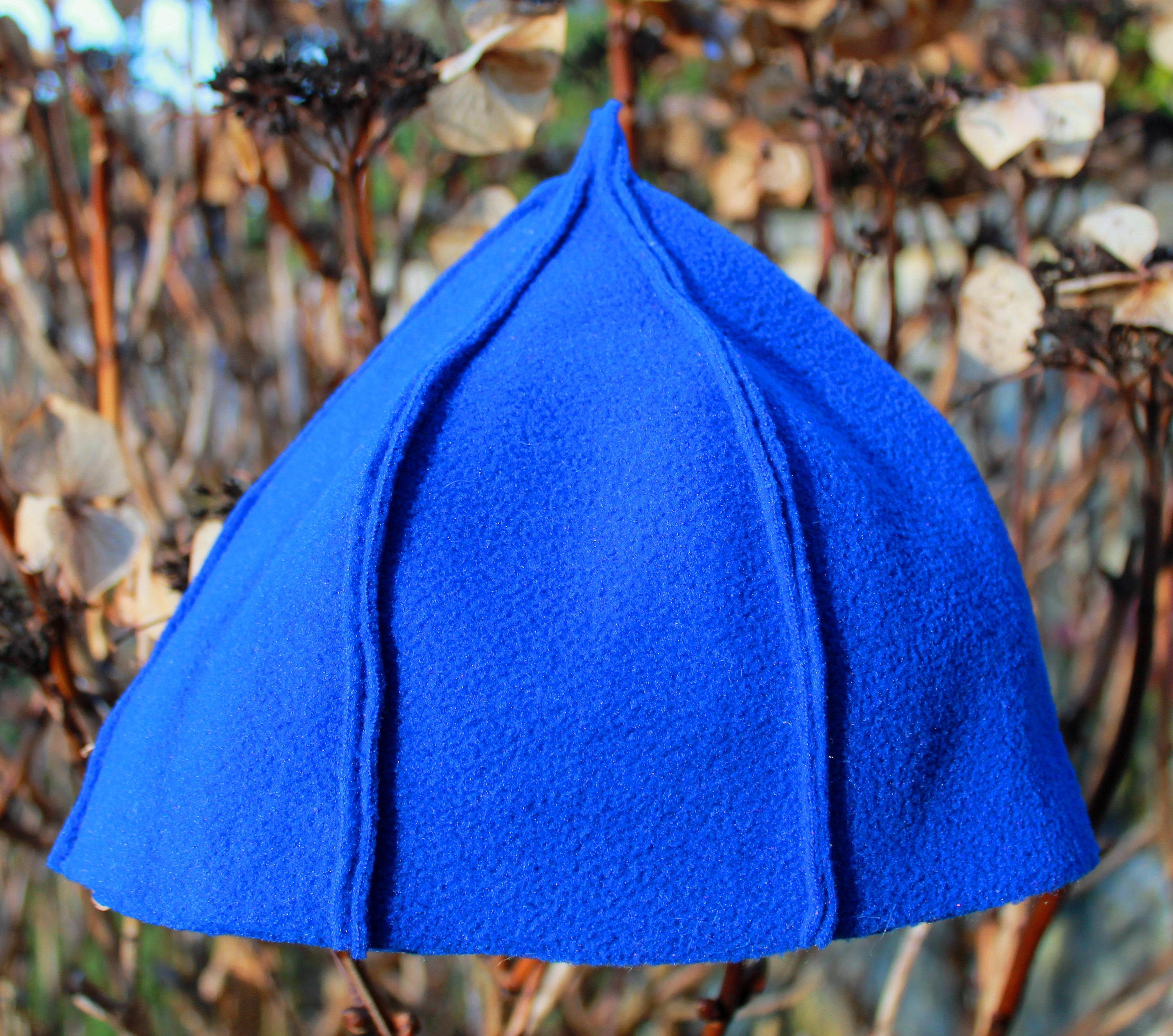 Childs Royal Blue Fleece Acorn Hat - Etsy