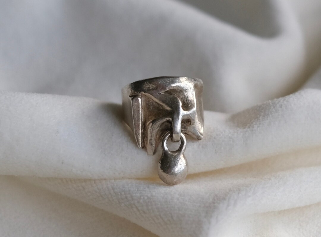 Lapponia Finland Aries Sterling Silver Drop Ring - Etsy UK