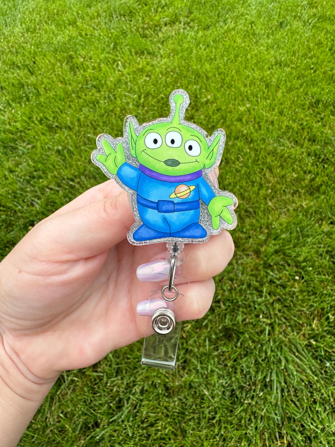 Toy Story Alien Inspired Badge Reel | Disney Inspired Badge Clip ...
