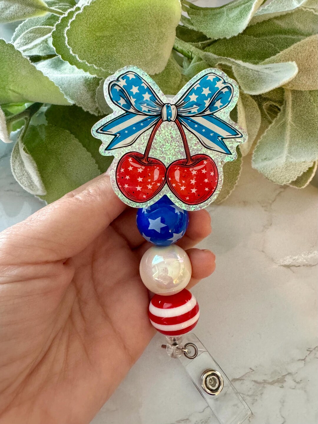 Stars Minnie Inspired Badge Reel | Disney Badge Holder | Badge Clip ...