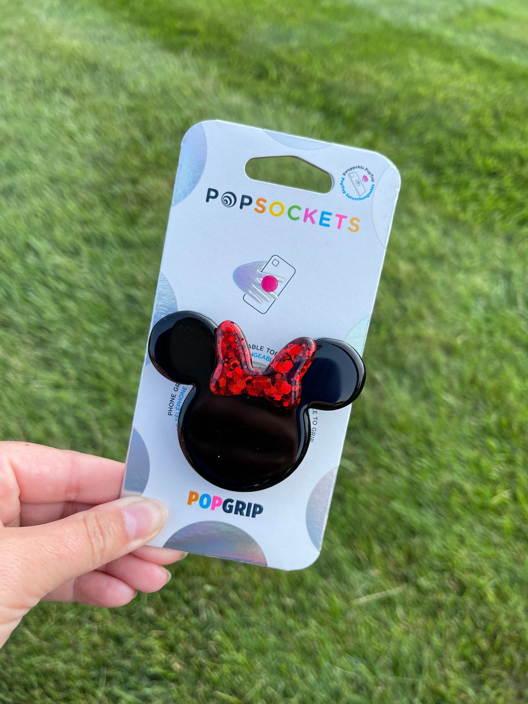 Classic Minnie Mouse Inspired Popsocket | Minnie Pop Socket | Disney ...