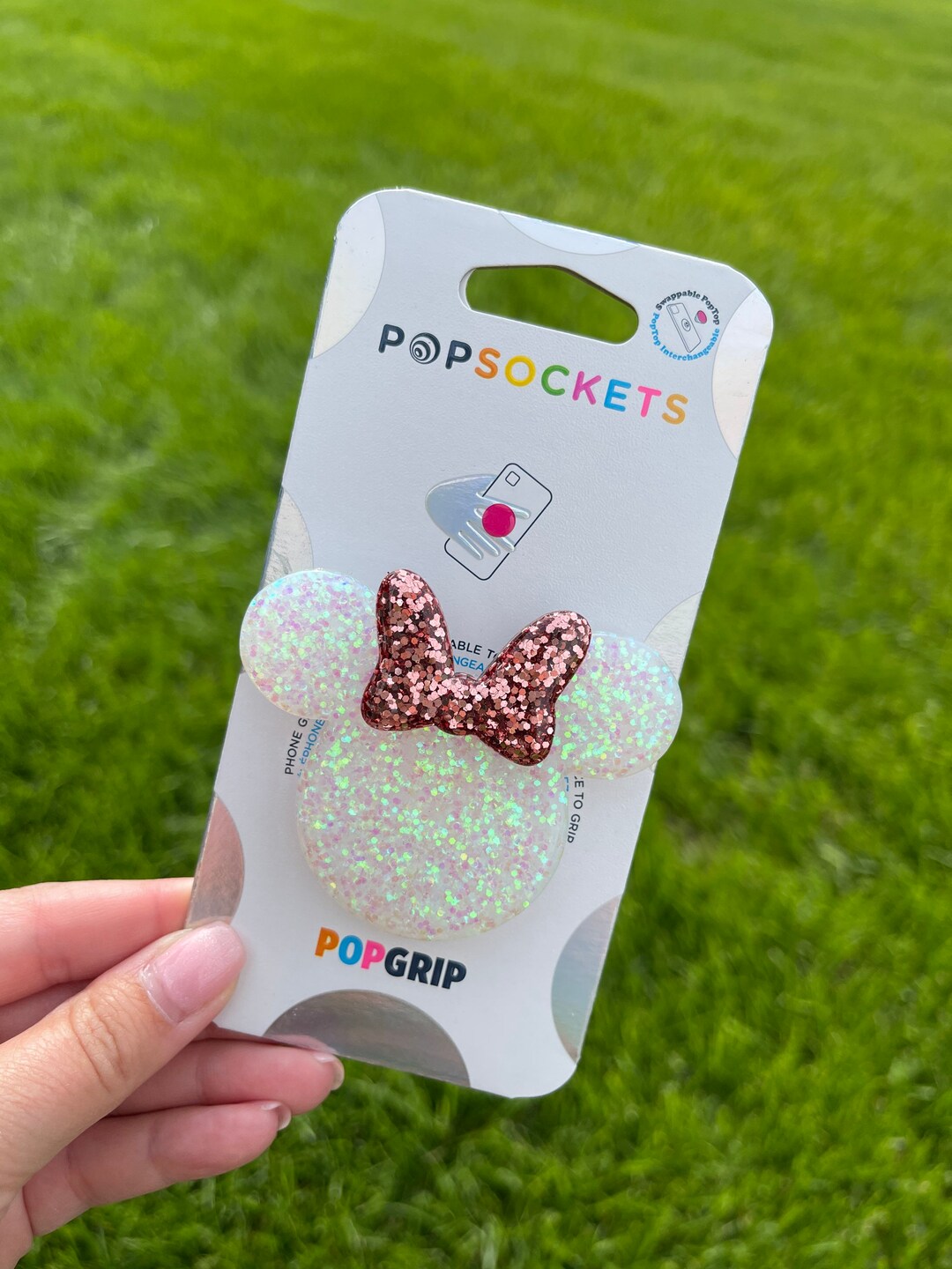 Minnie Rosegold Bow Popsocket | Disney Popsocket | Minnie Popsocket ...
