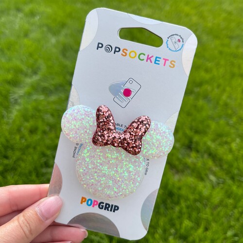 Minnie Rosegold Bow Popsocket Disney Popsocket Minnie | Etsy