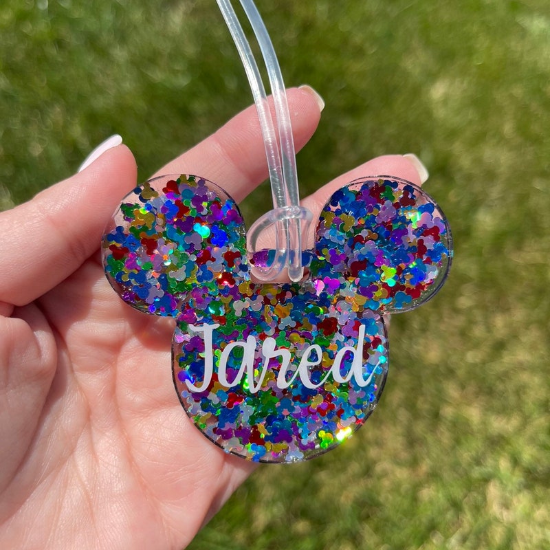 Mickey Name Tag - Etsy