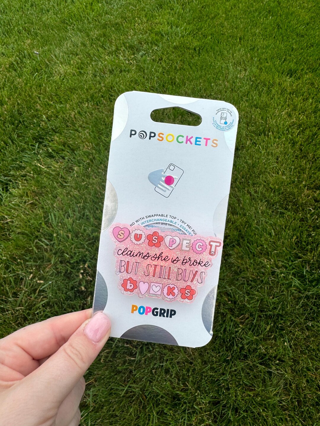 Suspect Claims She is Broke but Still Buys Books Pop Socket | Kindle ...