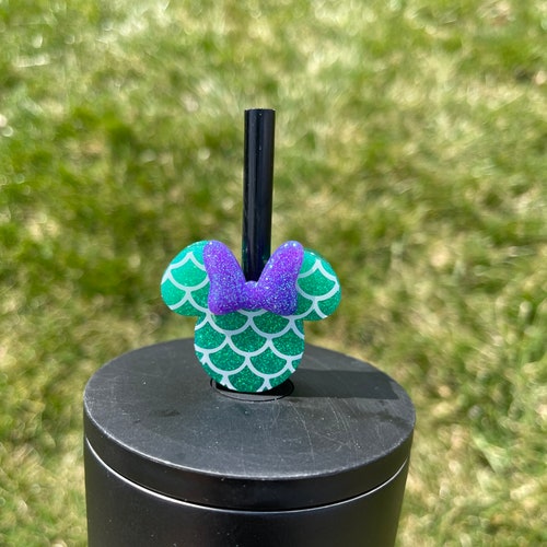 Watermelon Minnie Straw Topper | Etsy