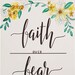 Faith Over Fear Calligraphy Design - Etsy