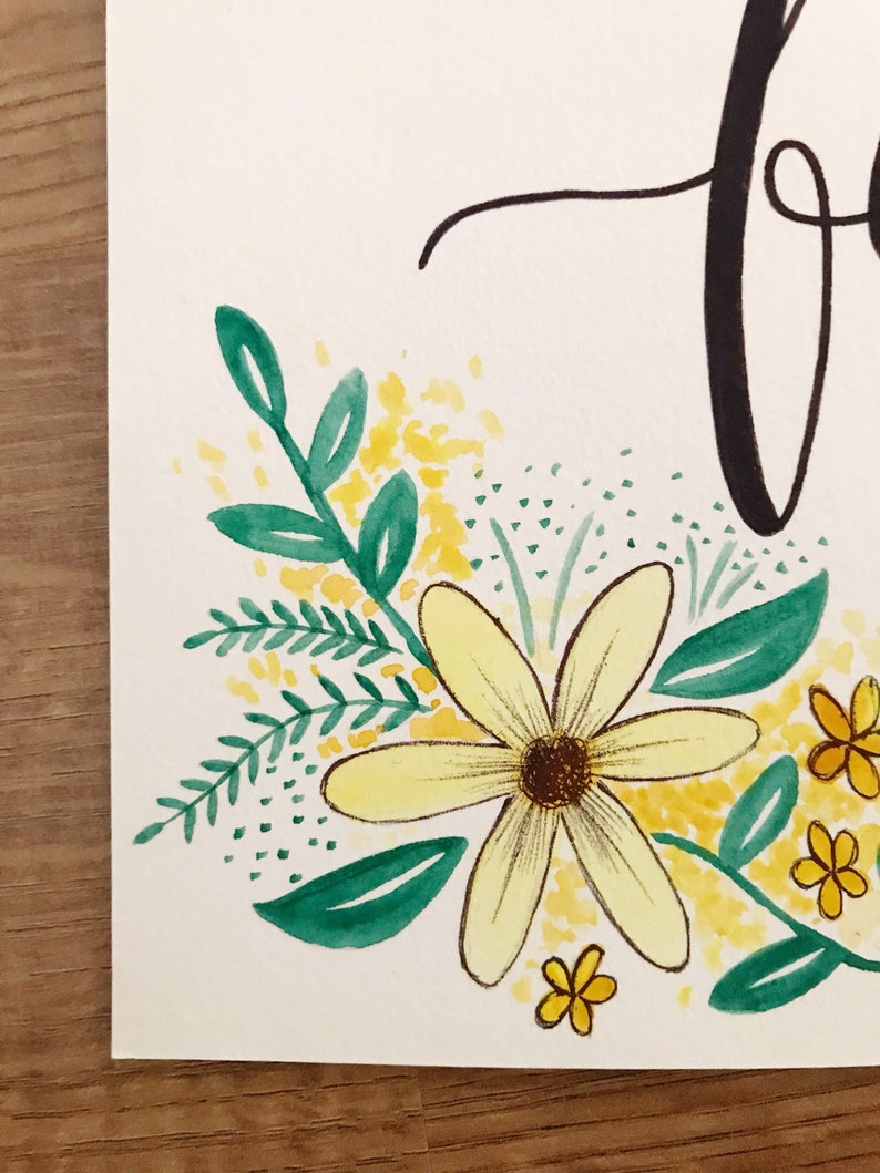 Faith Over Fear Calligraphy Design - Etsy