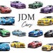 Watercolor JDM Cars 70 PNG, Japanese Tuned Vehicles Clipart Bundle ...