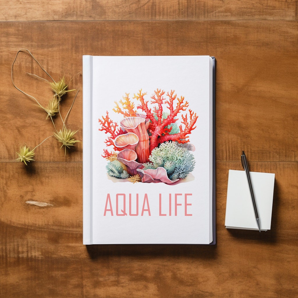 Under Sea Creatures Bundle, Watercolor Ocean Life Clipart Set of Fish ...