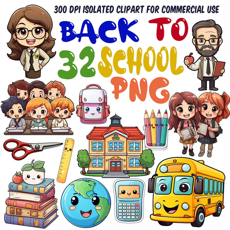 Teacher Clipart - Etsy