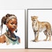 Safari Animal Clip Art Bundle 90 African Wildlife Watercolor Pngs ...