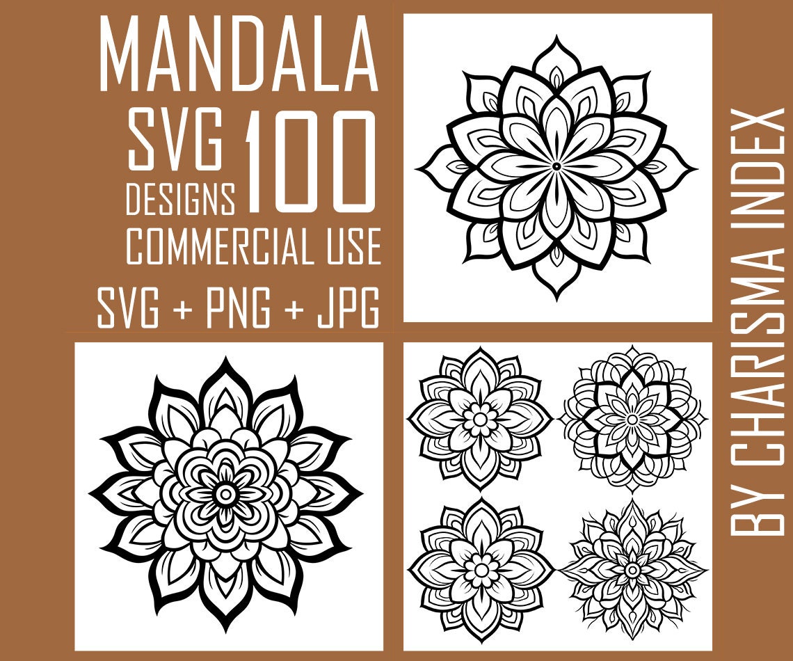 Mandala SVG Bundle, Mandala Coloring Pages, Mandala Laser Cut Files ...