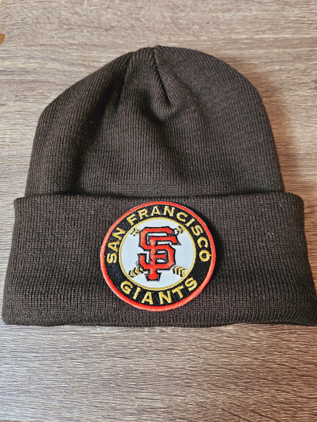 Vintage, San Francisco Giants Patch Winter Hat - Etsy
