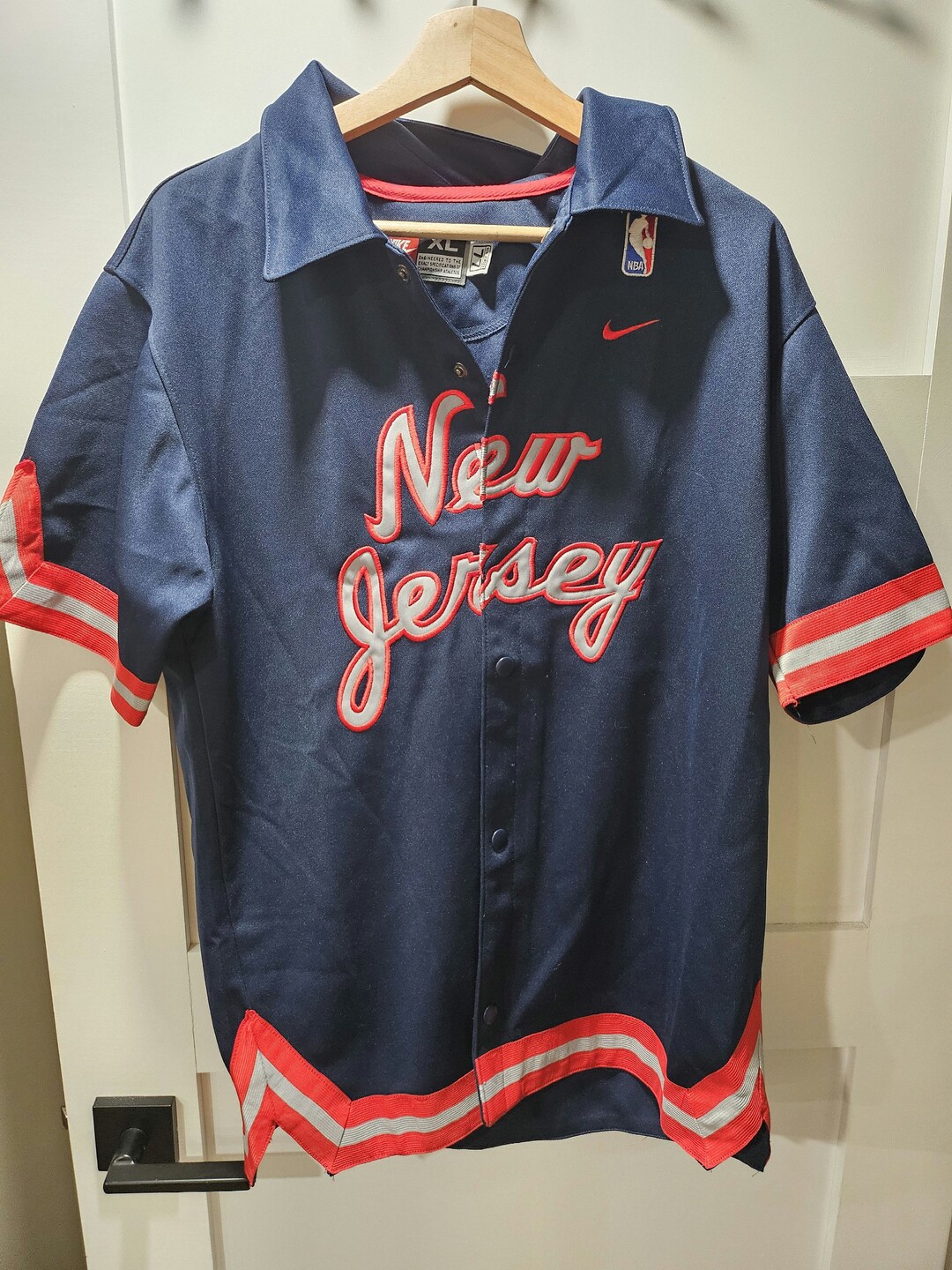 Rare, Vintage Spectacular New Jersey Nets 90s Warm up Top, Men's Xl - Etsy