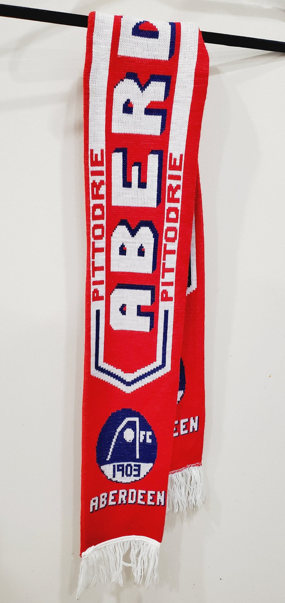Vintage Aberdeen Scottish Premier League Scarf - Etsy