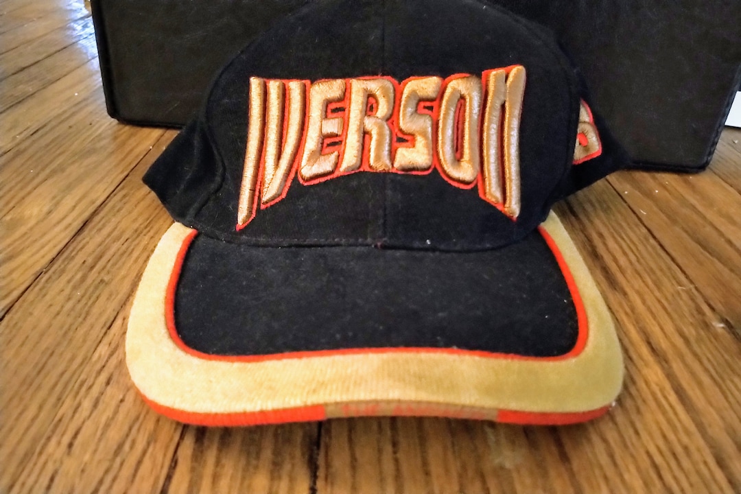 Vintage 90s Allen Iverson Philadelphia 76ers Hat, Flexfit - Etsy