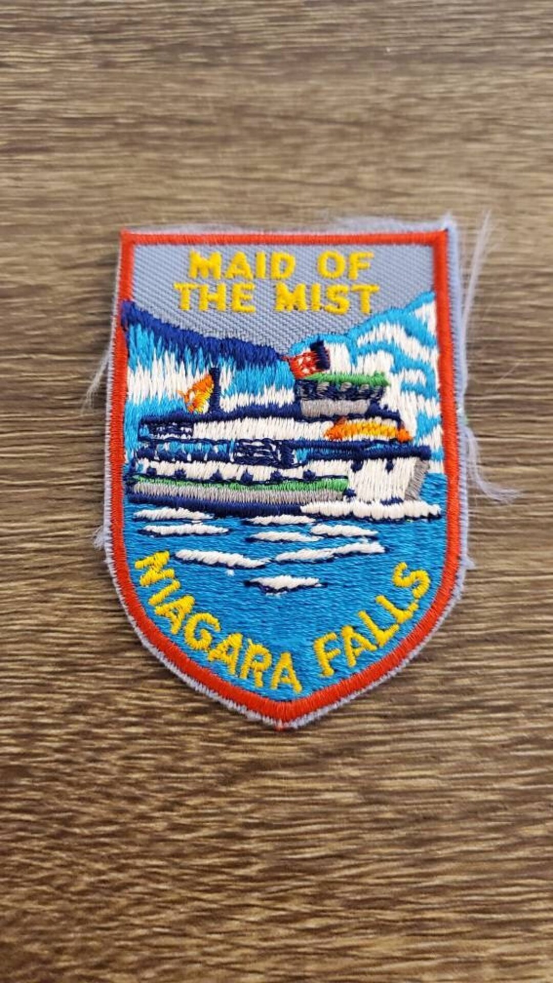 Vintage 90s Niagara Falls Maid of the Mist Patch, Iron on Back - Etsy