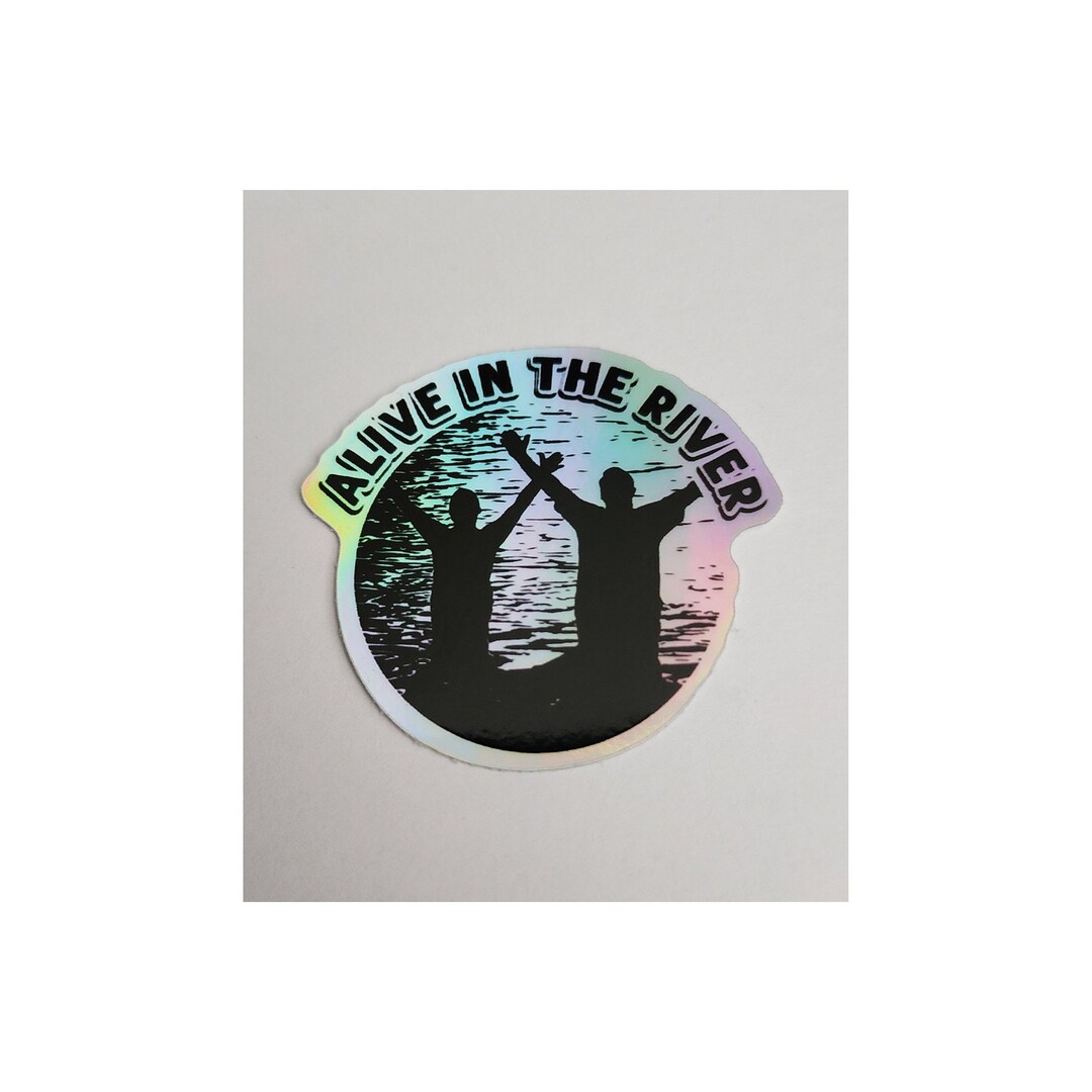 Holographic Die-cut Stickers "alive in the River" - Etsy