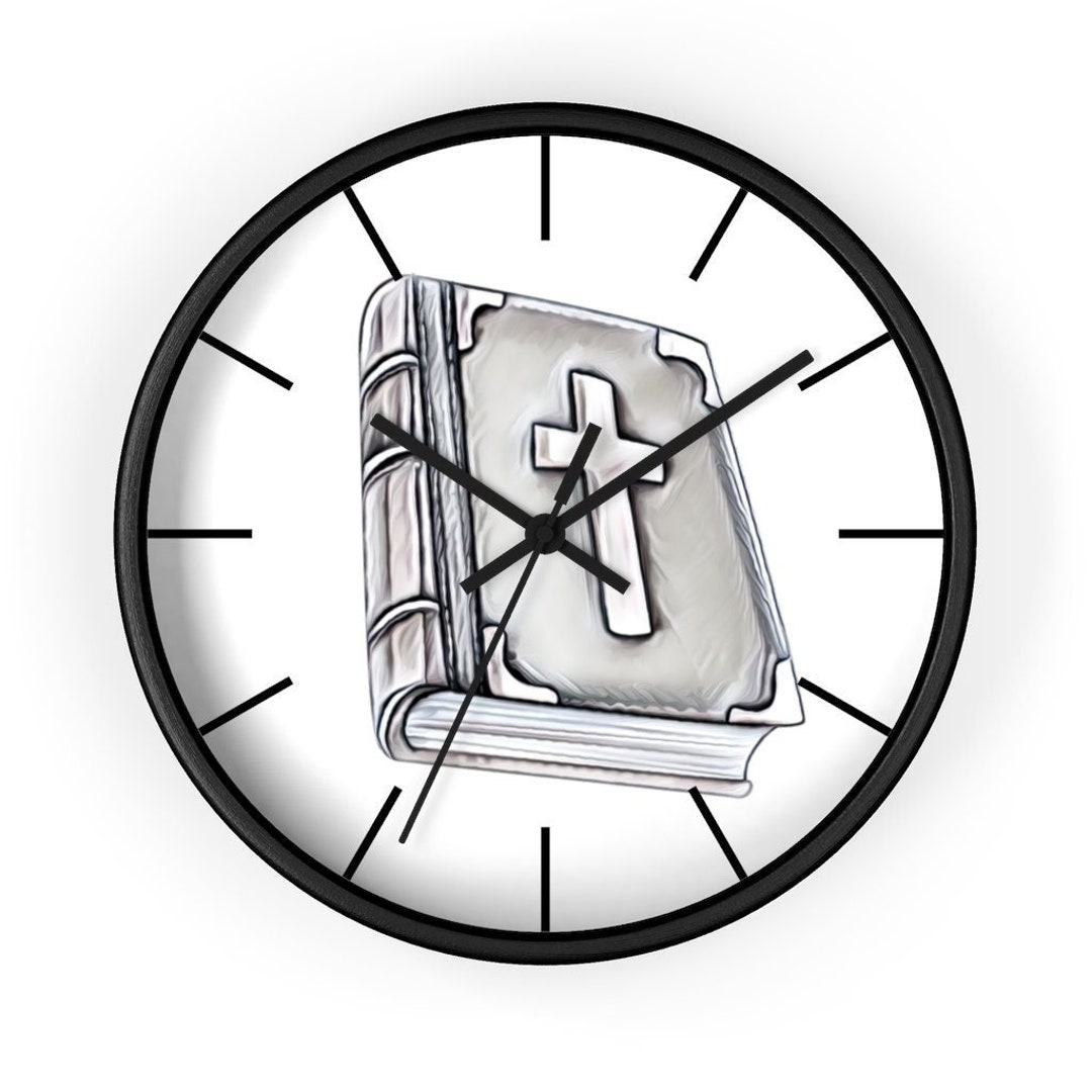 Wall Clock "bible Clock" - Etsy