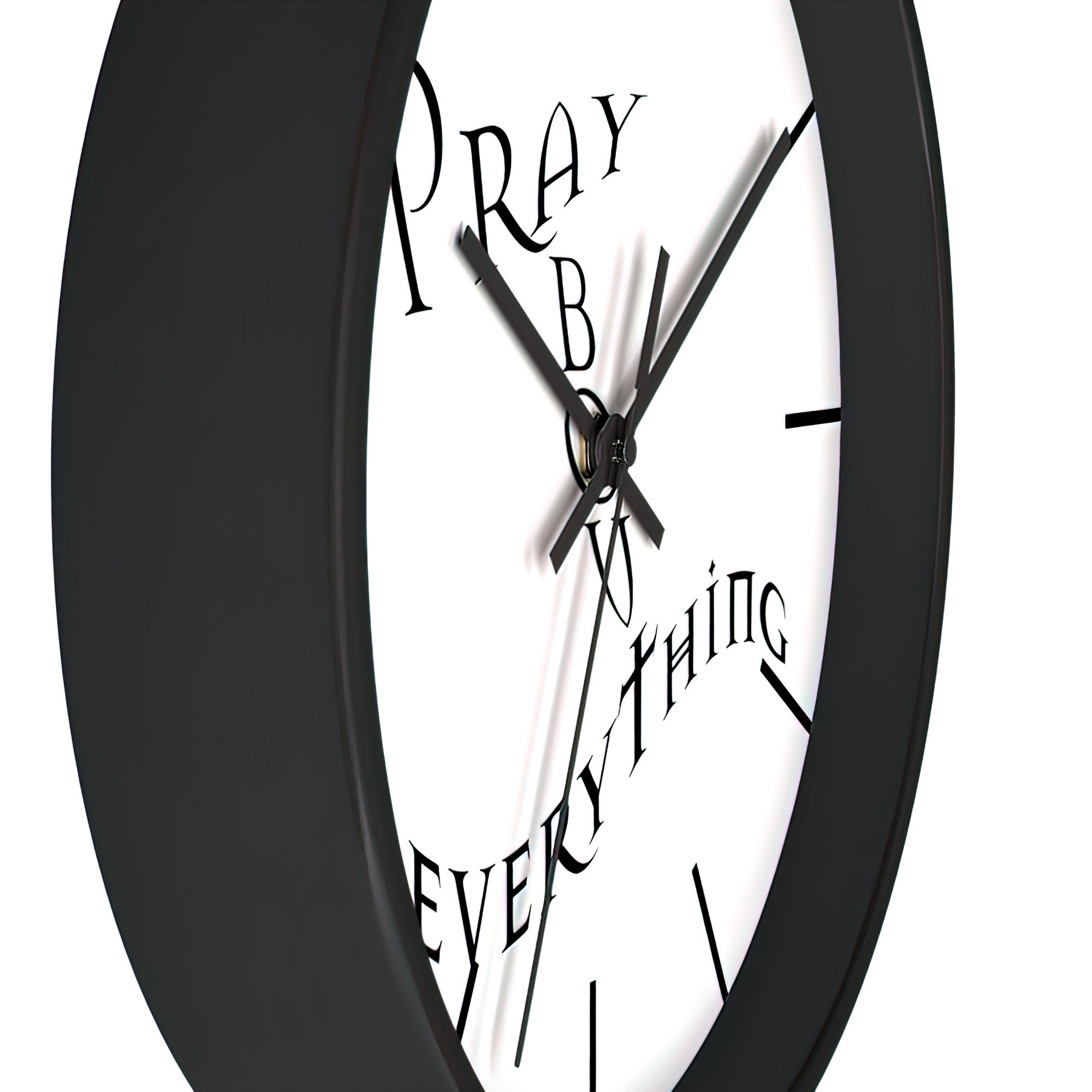 Wall Clock "pray About Everything" - Etsy
