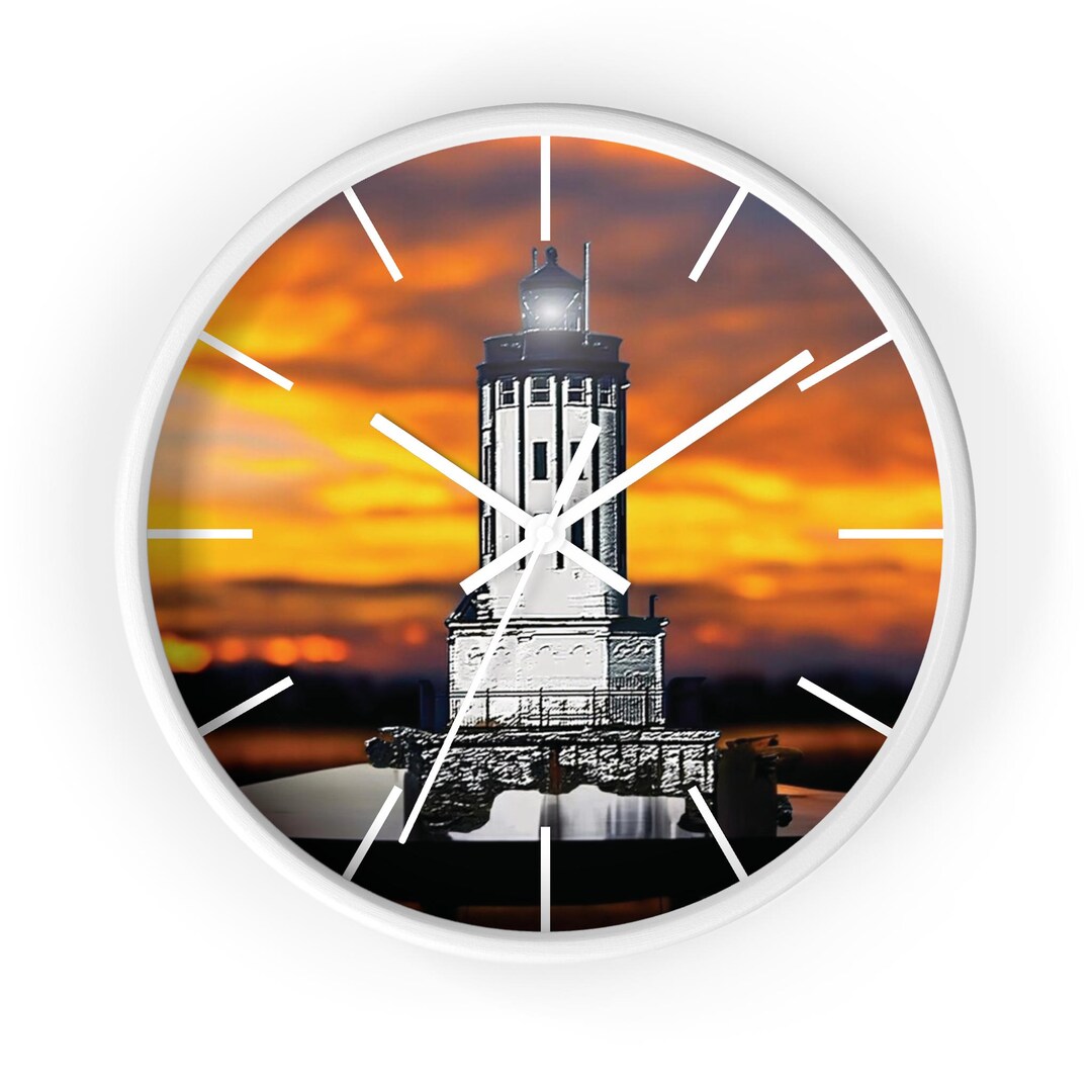 Wall Clock "angels Gate Sunset" - Etsy