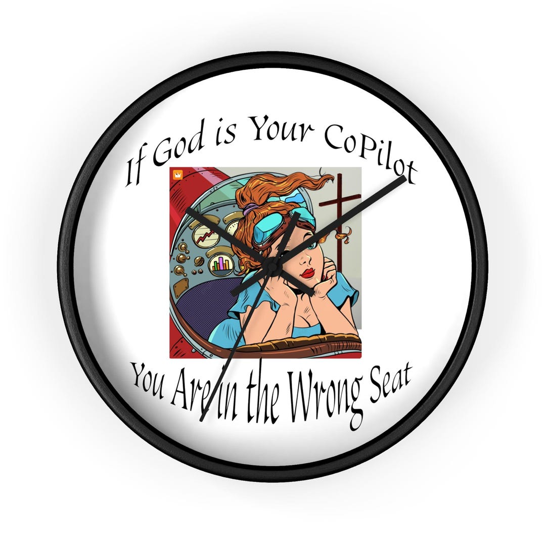 Inspirational Wall Clock, Motivational Home Decor, Office Wall Art ...