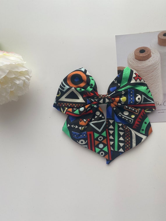 Large African Print Fabric Ntoma Ankara Kitenge Handmade Hair - Etsy