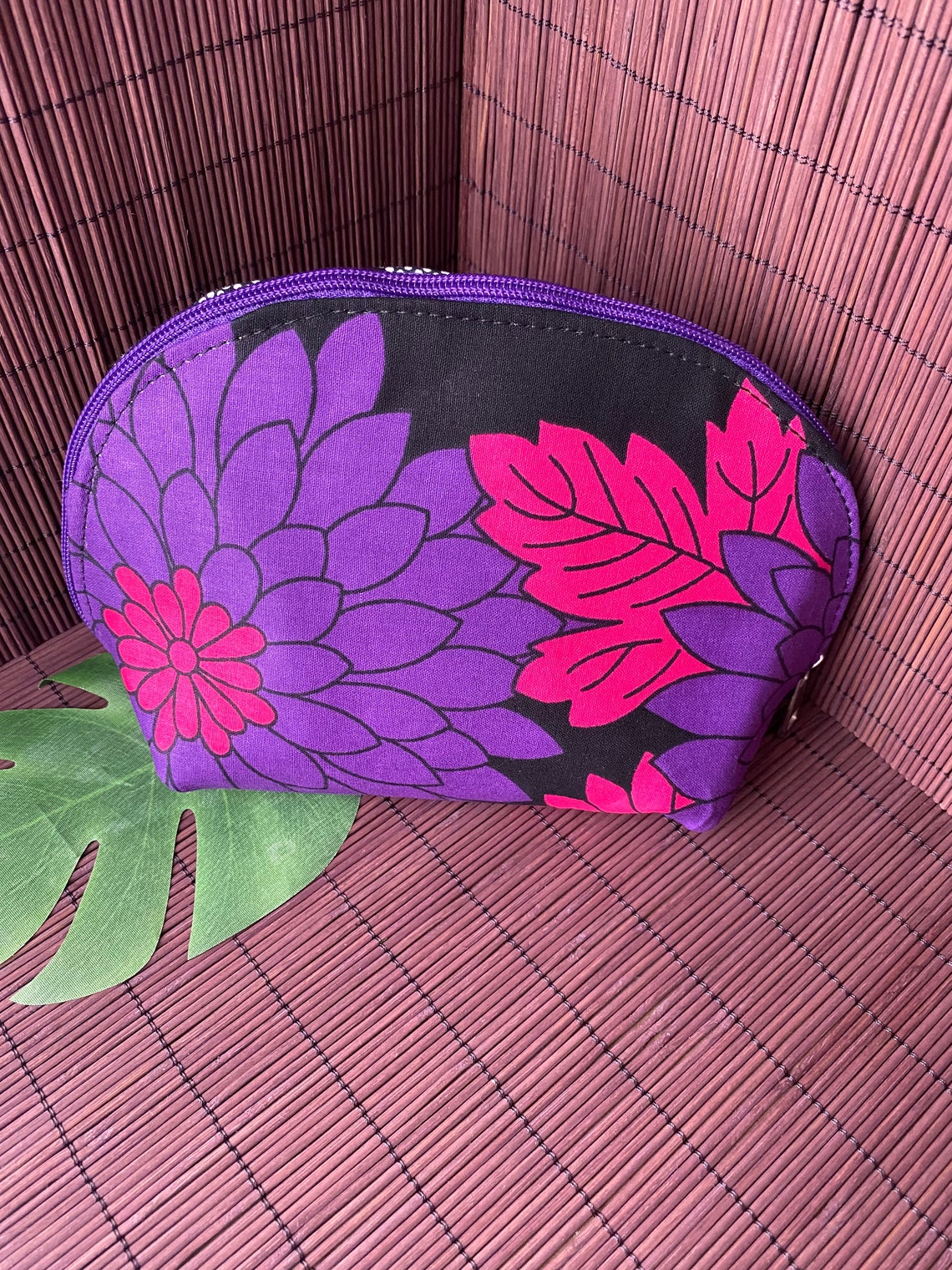 Purple and Pink African Print Fabric Ntoma Ankara Kitenge | Etsy