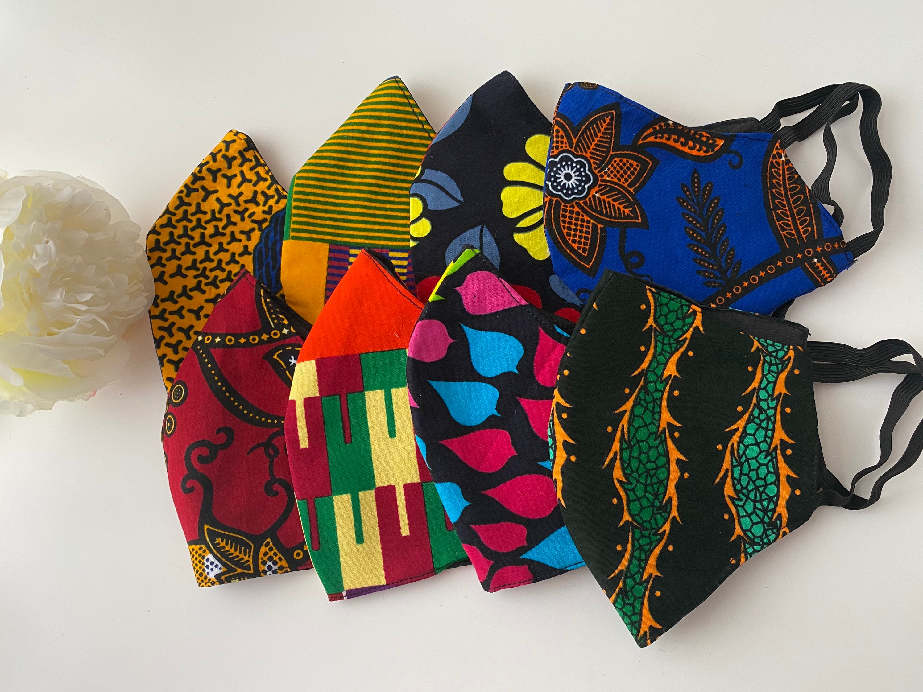 Facemask Mystery Bundles African Print Fabric Ntoma Ankara | Etsy