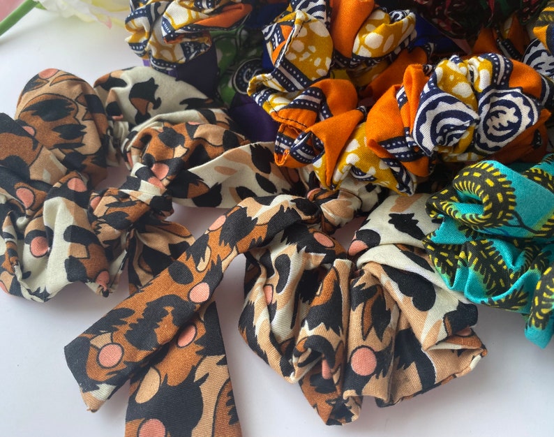 Mystery Scrunchies Bundles African Print Fabric Ntoma Ankara | Etsy