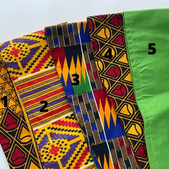 Obi Belt African Print Fabric Ntoma Ankara Kitenge Handmade - Etsy
