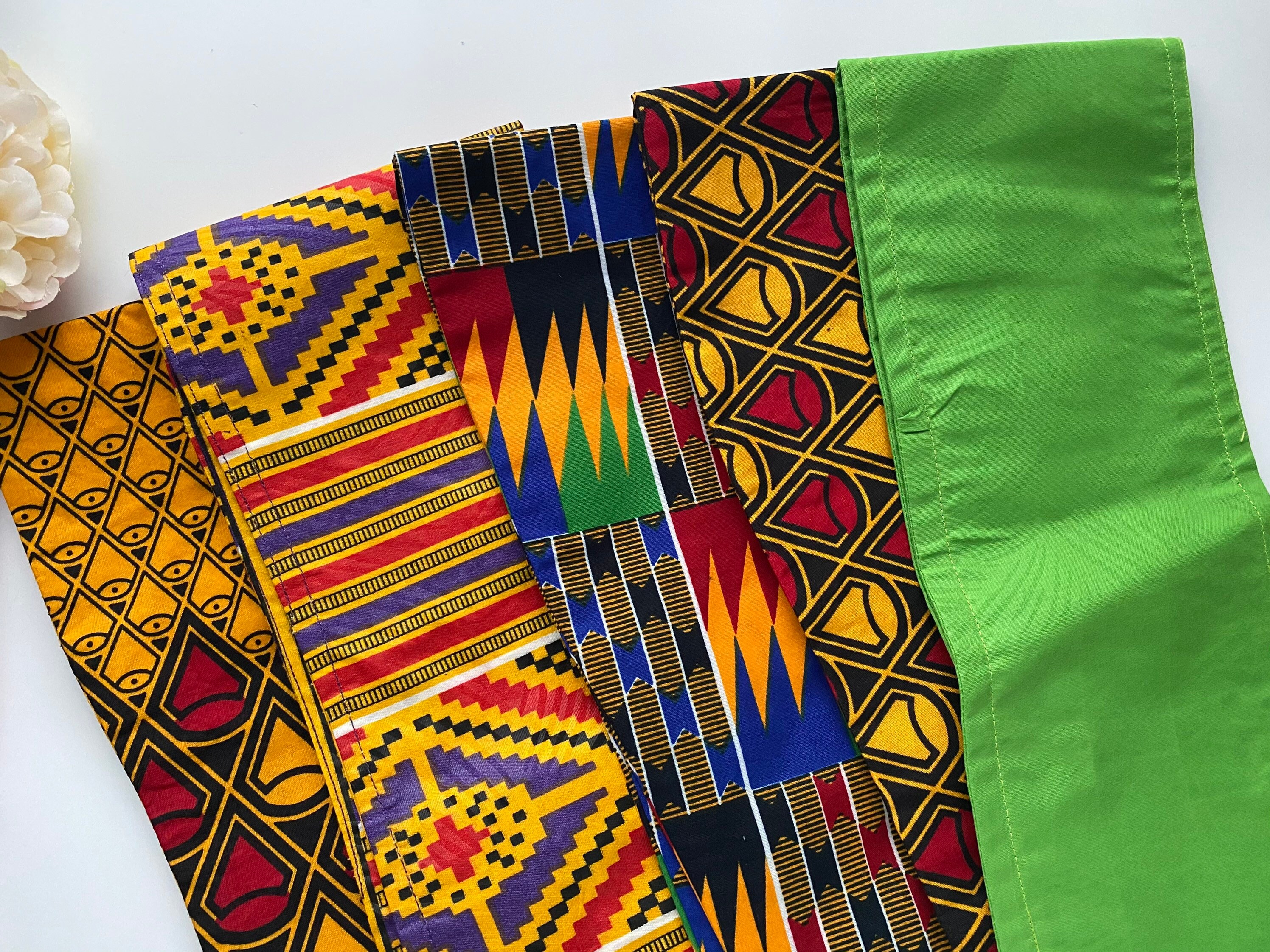 Obi Belt African Print Fabric Ntoma Ankara Kitenge Handmade Waist Belt ...