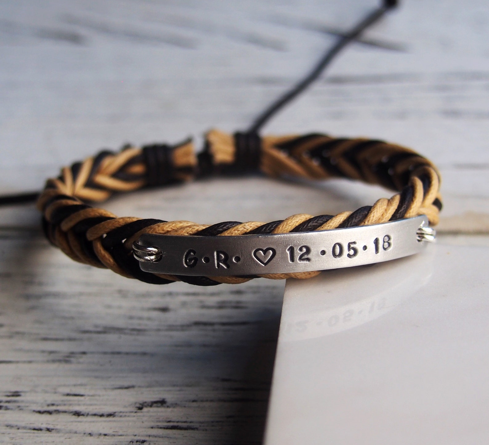 Personalized Boyfriend Girlfriend Bracelets Couples Bracelets | Etsy