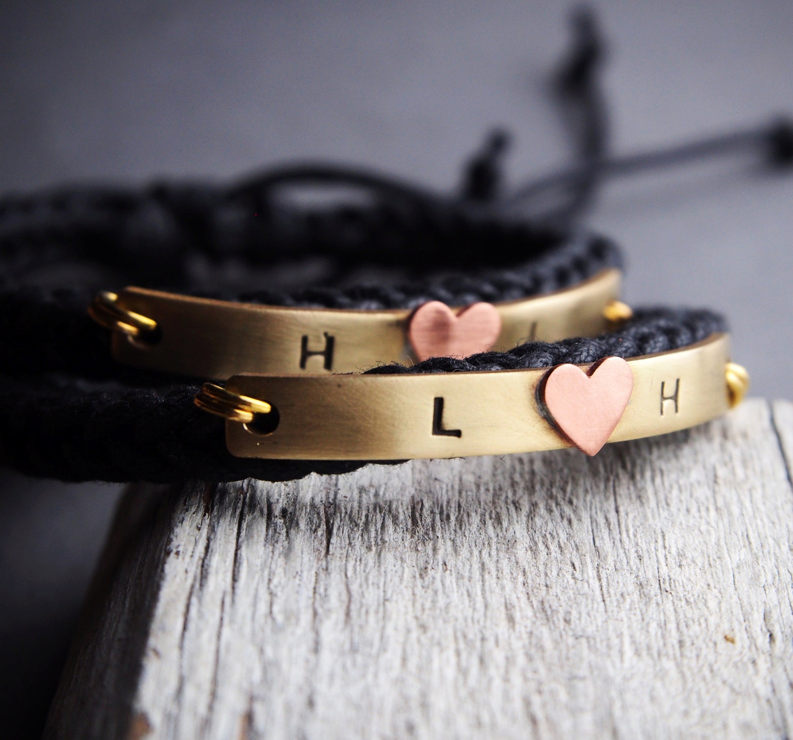 Falling in Love/ Couples Bracelet, Initial Couple Bracelets, Couples ...