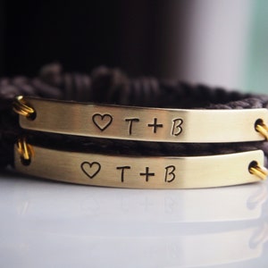 Couple Name Bracelet, Couples Gifts, Couple Jewelry, Name, Jewelry ...