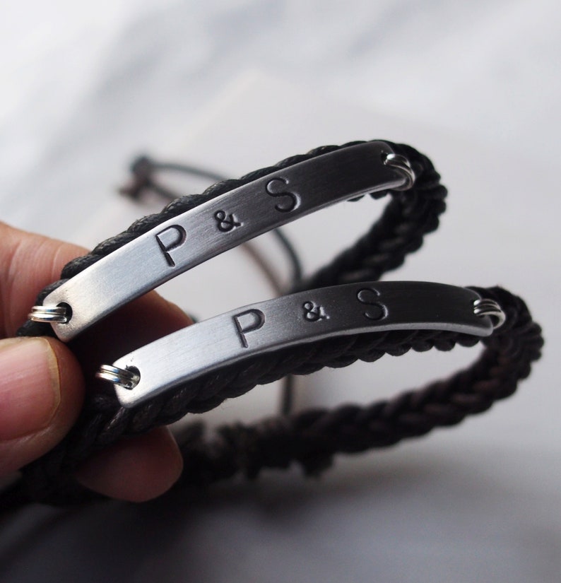 Couples Bracelets Couple Gift Couples Jewelry Braided - Etsy