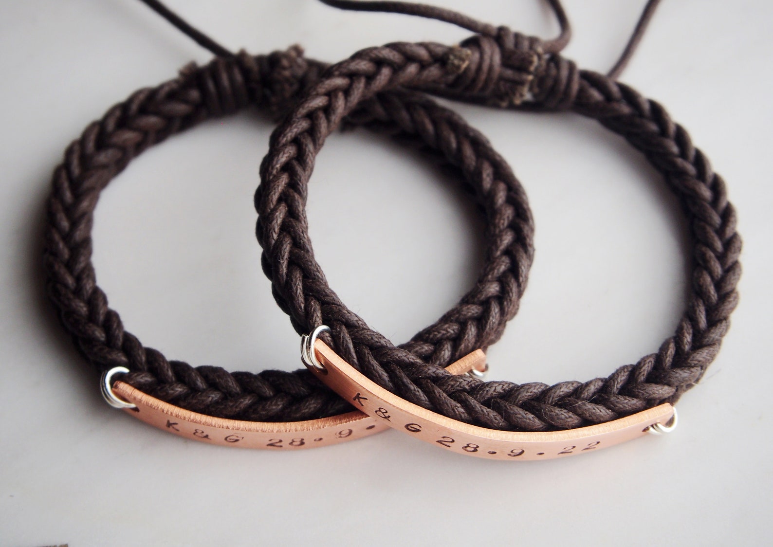 Personalised Bracelet Customized Bracelet Couple Initials - Etsy Singapore
