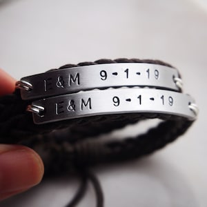 Couple Name Bracelets, Couples Bracelets, Couples Gifts, Couple ...