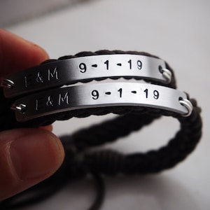 Couple Name Bracelets, Couples Bracelets, Couples Gifts, Couple ...