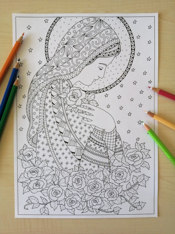 Easy Mystical Coloring Pages