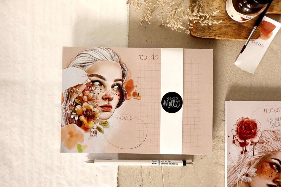 "clear Your Mind" Notepad in A5 With 3 Designs in One, Budget Planner ...