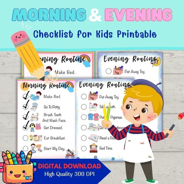 Kids Chore Chart - Etsy