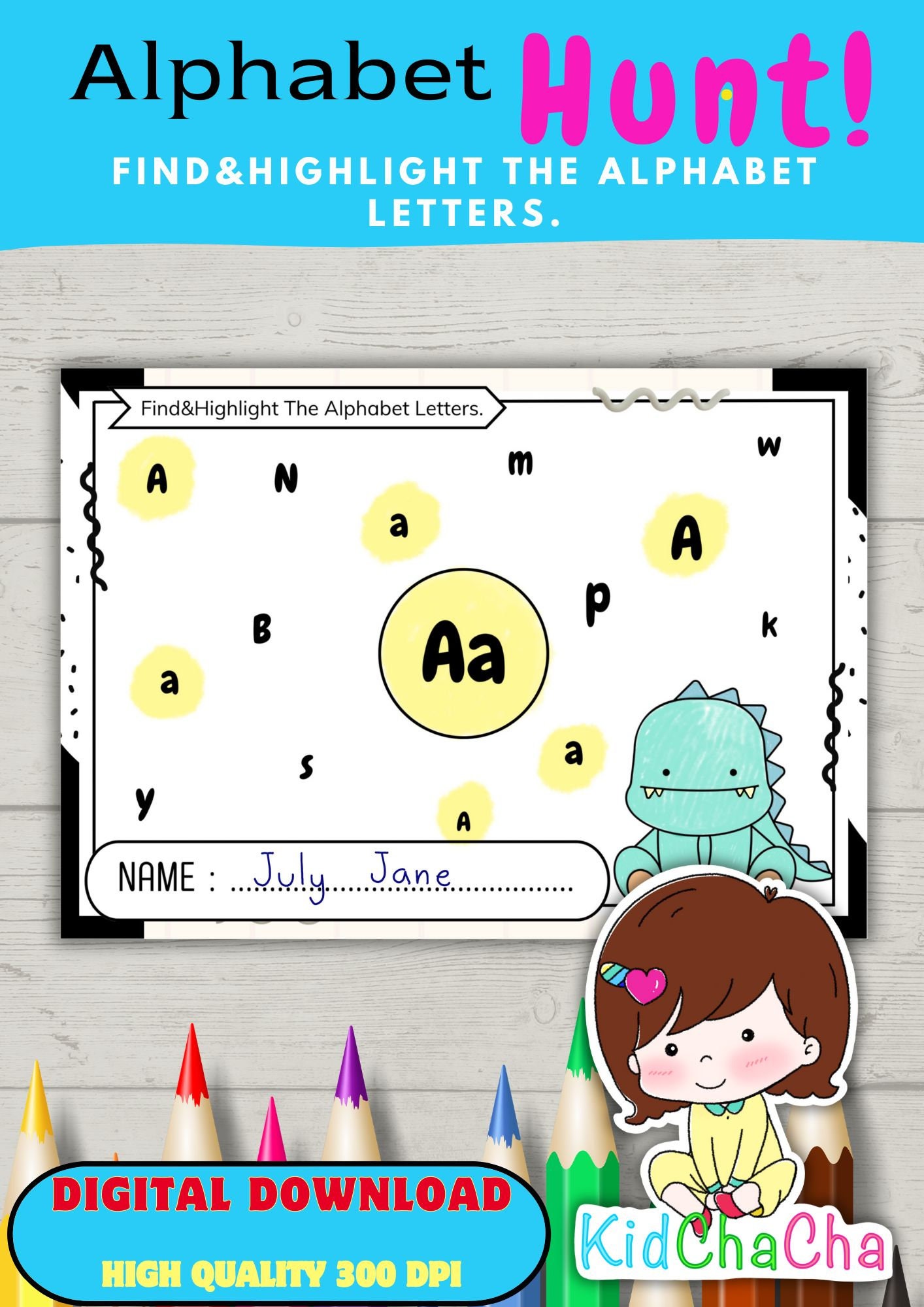 Alphabet Hunt! Alphabet Recognition Activity for All 26 Letters, A to Z ...